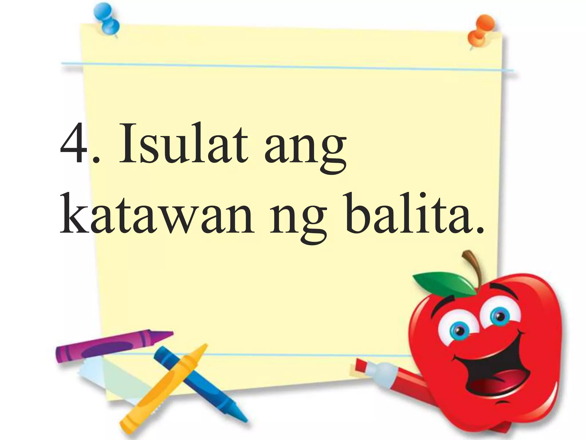 Pagsulat ng balita | PPTX