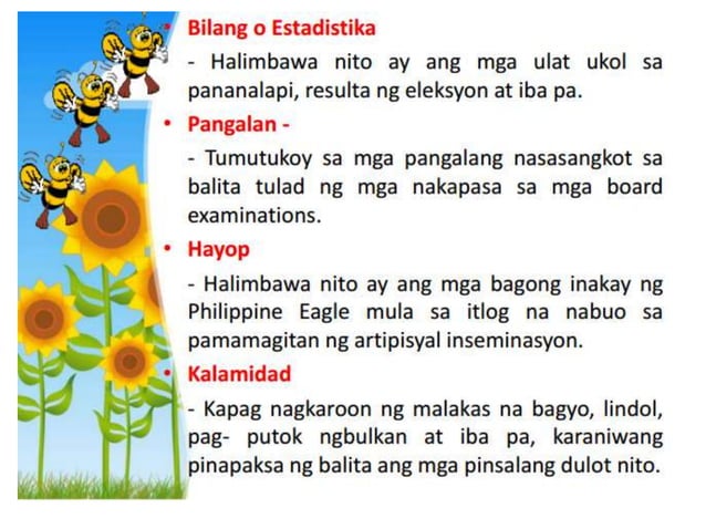 Pagsulat ng Di-Piksyon na Balita | PPT