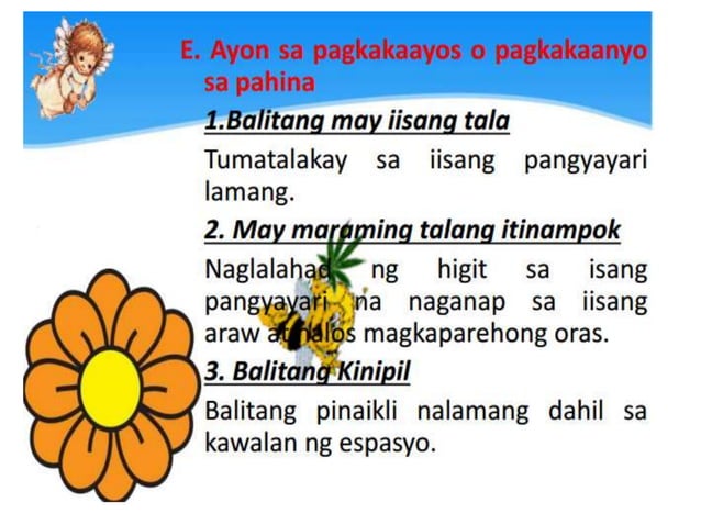 Pagsulat ng Di-Piksyon na Balita | PPT