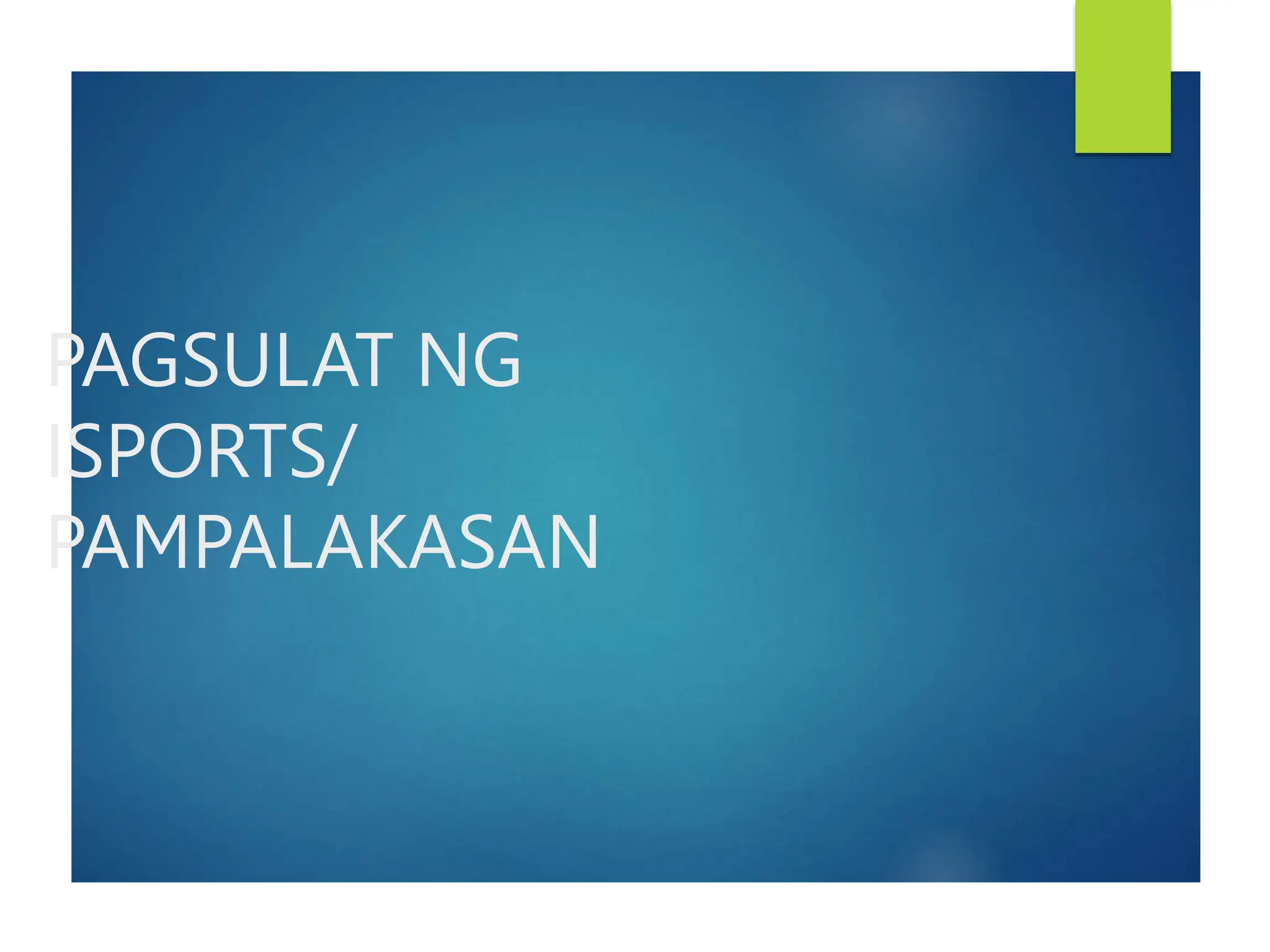 Pagsulat ng balitang Isports para sa mga batang manunulat.ppt Pagsulat ng balitang Isports para sa mga batang manunulat.ppt