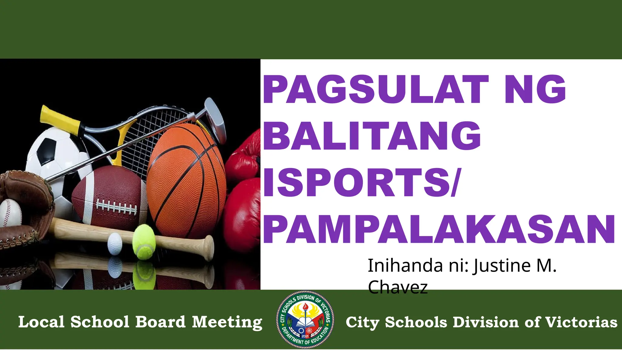 PAGSULAT NG BALITANG pampalakasan O ISPORTS | PPTX
