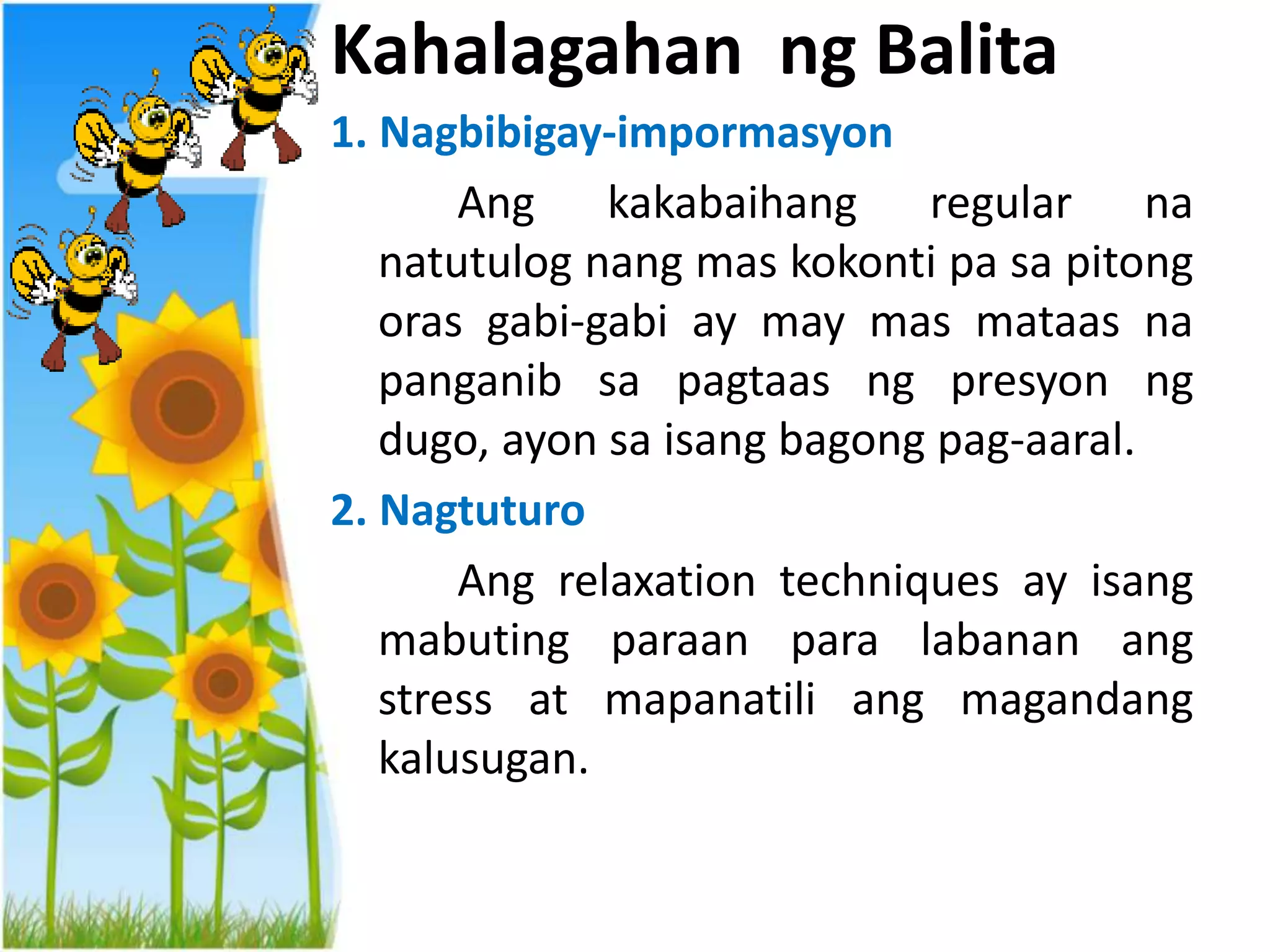 Pagsulat ng balita ppt | PPTX