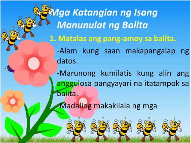 Pagsulat ng balita ppt | PPTX
