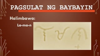 Pagsulat ng Baybayin Bilang Sinaunang Sistemang Pagsusulat ng mga ...