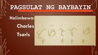 Pagsulat ng Baybayin Bilang Sinaunang Sistemang Pagsusulat ng mga ...