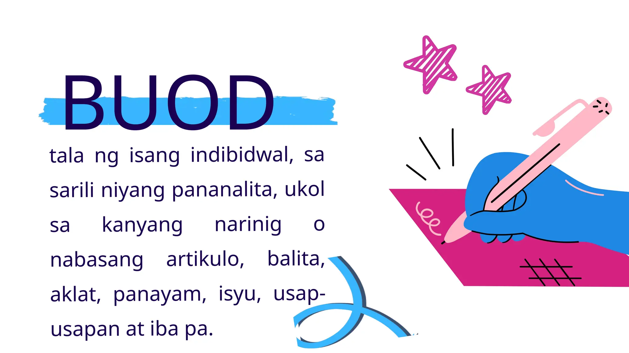Pagsulat ng buod,sintesis ng kwento.pptx