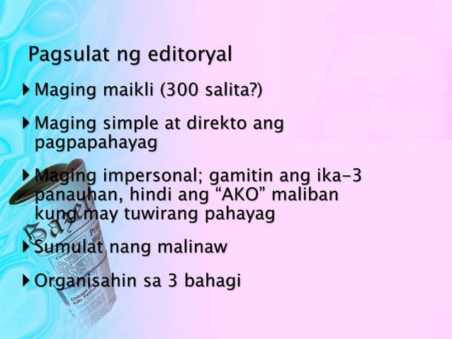 pagsulat ng Editoryal.ppt
