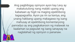 Pagsulat ng iskrip ng programang panradyo | PPTX