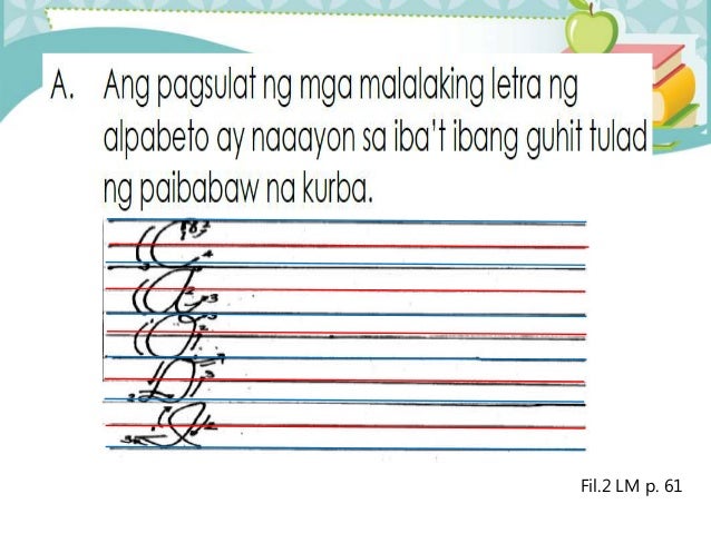 Cursive Writing Pagsulat ng kabit kabit at worksyap