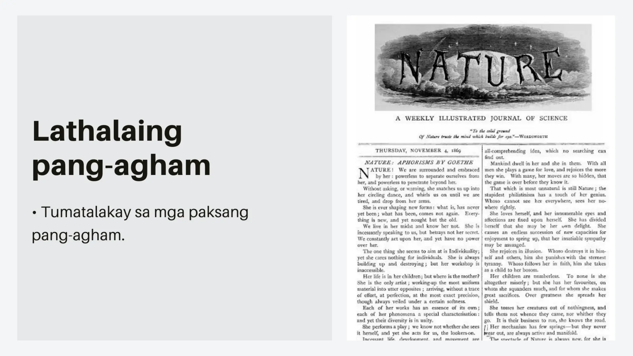 Pagsulat ng Lathalain-feature writting ( lathain | PPTX
