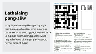 Pagsulat ng Lathalain-feature writting ( lathain | PPTX