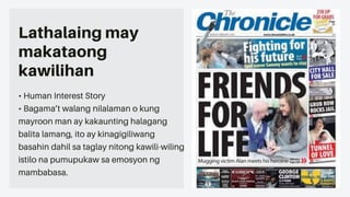 Pagsulat ng Lathalain-feature writting ( lathain | PPTX