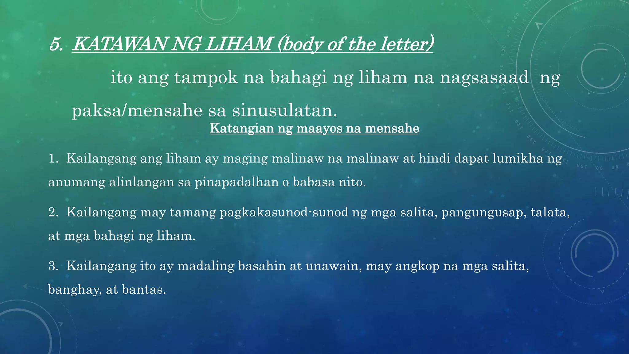 Pagsulat ng liham (report) | PPTX