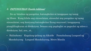 Pagsulat ng liham (report) | PPTX