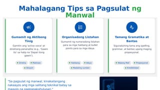 Pagsulat ng Manwal-Filipino sa Piling Larang TechVoc.pptx