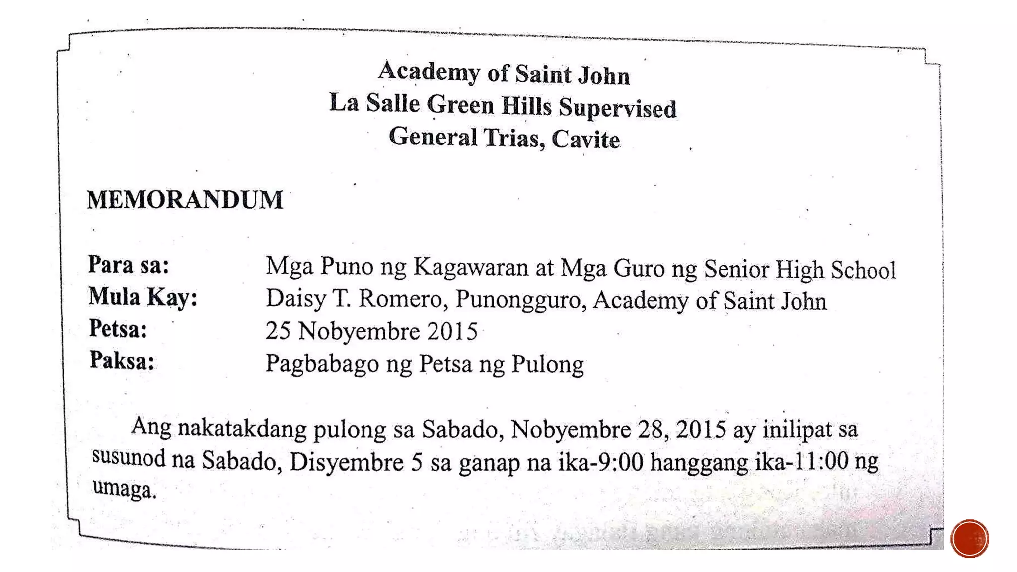 Pagsulat ng Memo, Agenda at Katitikan ng Pulong.pptx