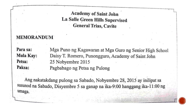 Pagsulat ng Memo, Agenda at Katitikan ng Pulong.pptx