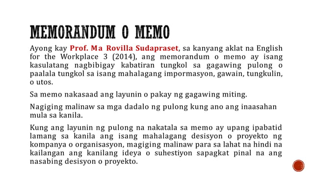 Pagsulat ng Memo, Agenda at Katitikan ng Pulong.pptx
