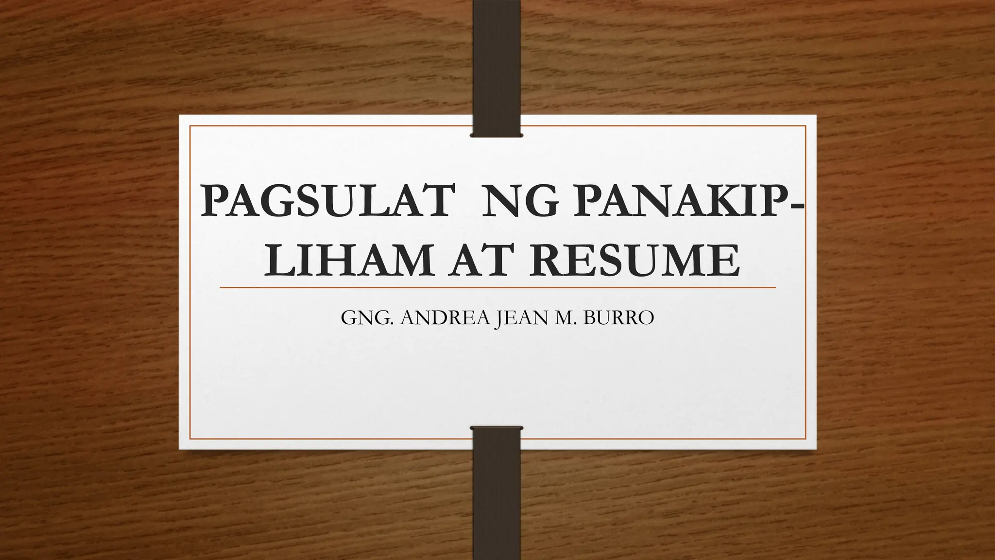PAGSULAT NG PANAKIP-LIHAM AT RESUME.pptx