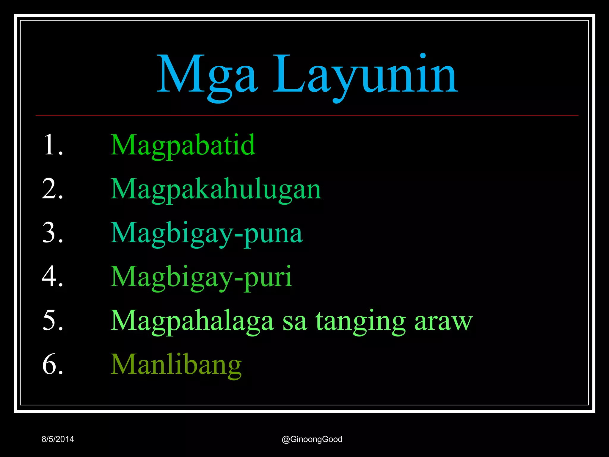 Pagsulat ng Pangulong-tudling (Editorial) | PPTX