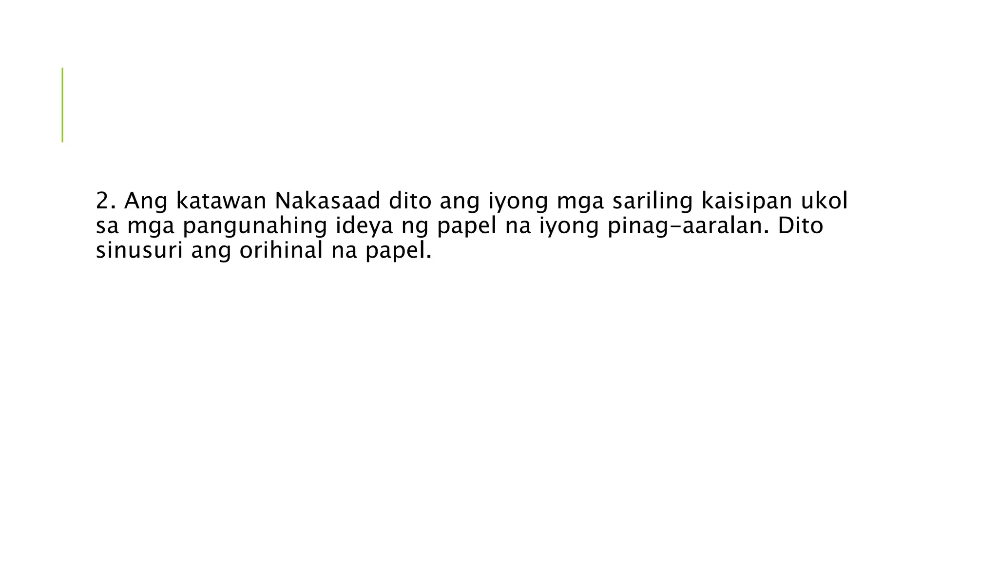 PAGSULAT NG REAKSYONG PAPEL (paano nga ba ang pagsulat ng reaksyng ...