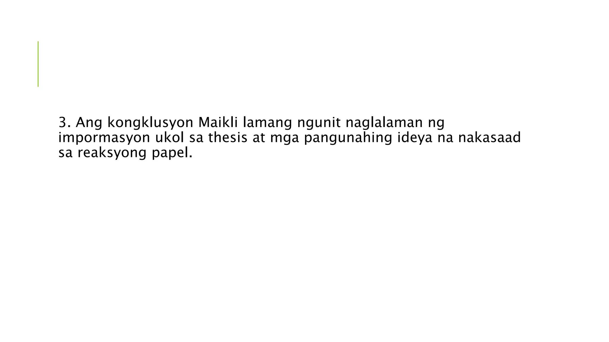 PAGSULAT NG REAKSYONG PAPEL (paano nga ba ang pagsulat ng reaksyng ...