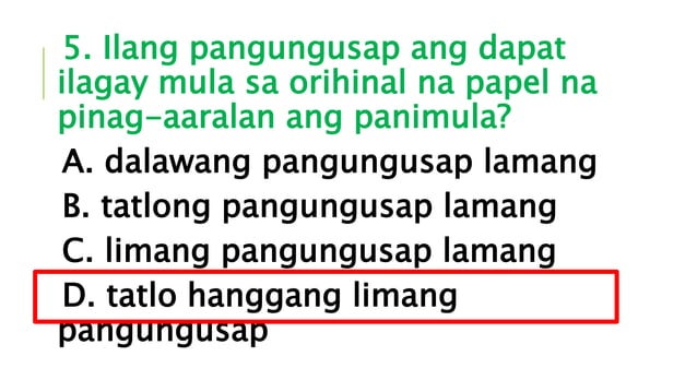 PAGSULAT NG REAKSYONG PAPEL (paano nga ba ang pagsulat ng reaksyng ...