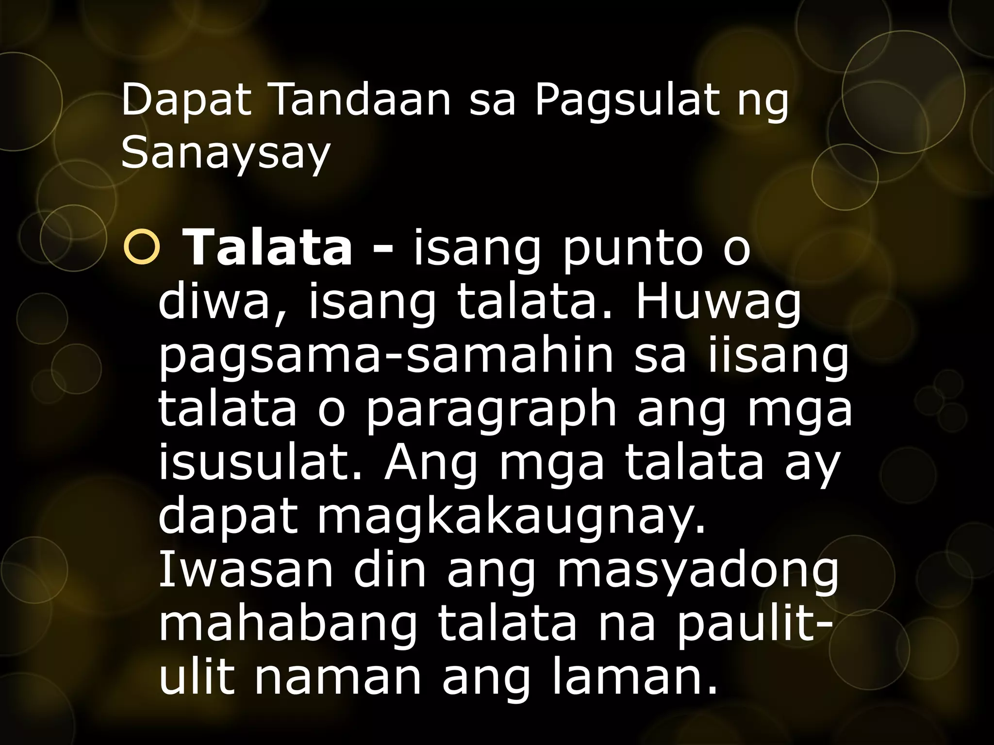 Pagsulat ng sanaysay | PDF