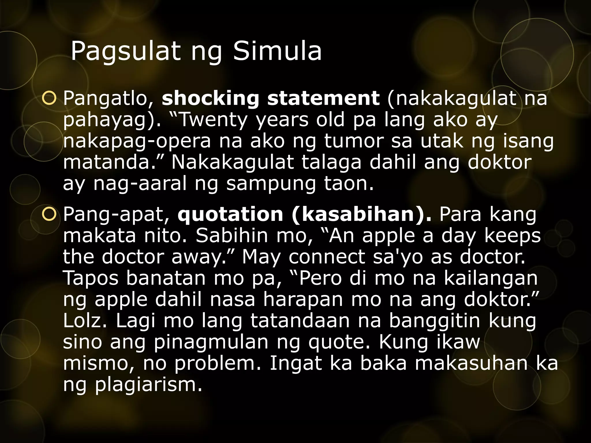 Pagsulat ng sanaysay | PDF