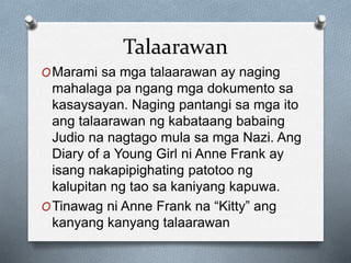 Malikhaing Di Piksyon na Pagsulat ng Talaarawan | PPT