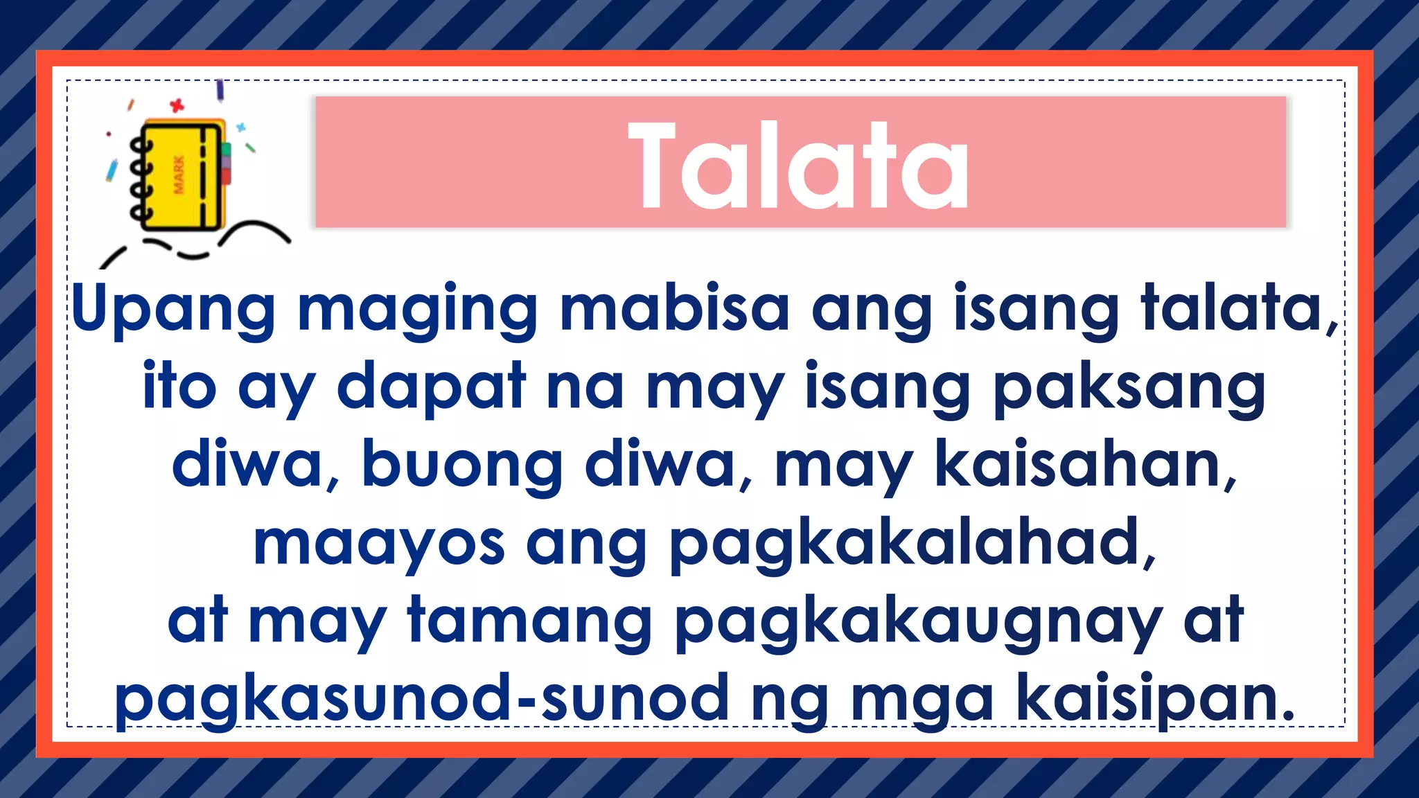 Pagsulat ng Talata - Filipino 8.pptx