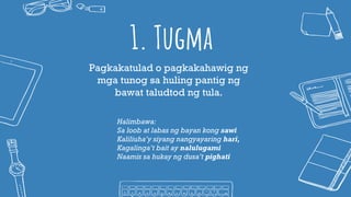 Malikhaing Pagsulat: Tula | PDF