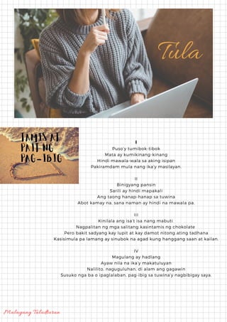 Pagsulat ng tula | PDF