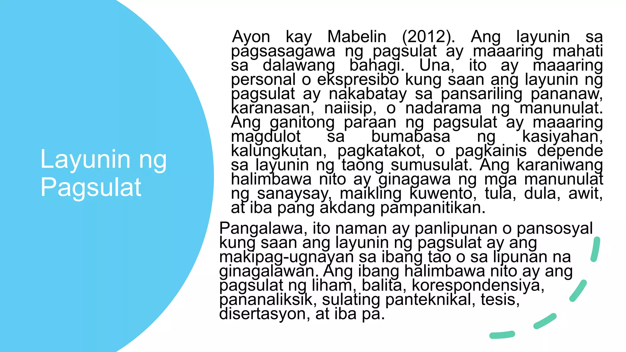 Pagsulat sa Piling Larangan (Lesson 1).pptx