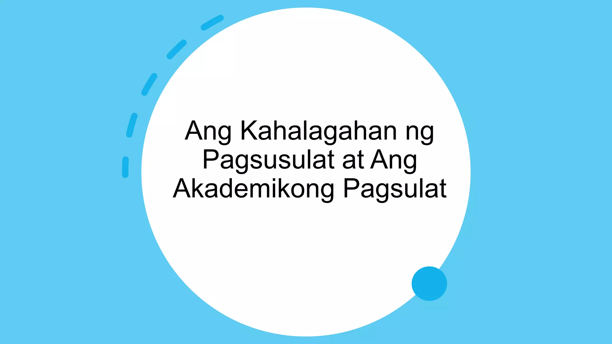 Pagsulat sa Piling Larangan (Lesson 1).pptx