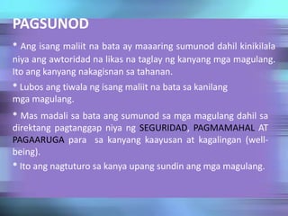 Pagsunod | PPTX