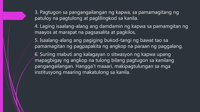 Pagsunod at paggalang sa mga magulang, nakatatanda | PPTX