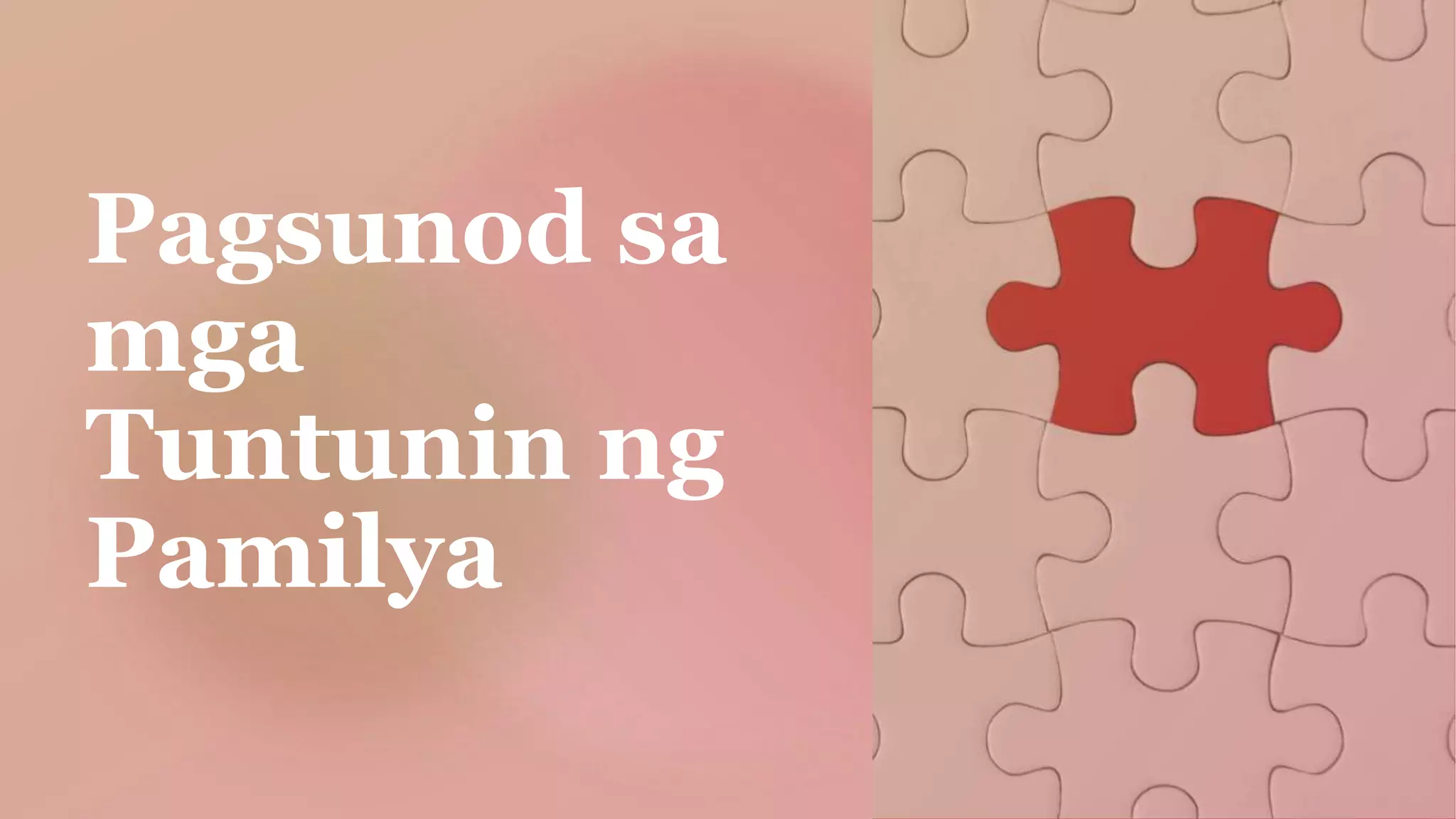 Pagsunod sa mga Tuntunin ng Pamilya | PPTX