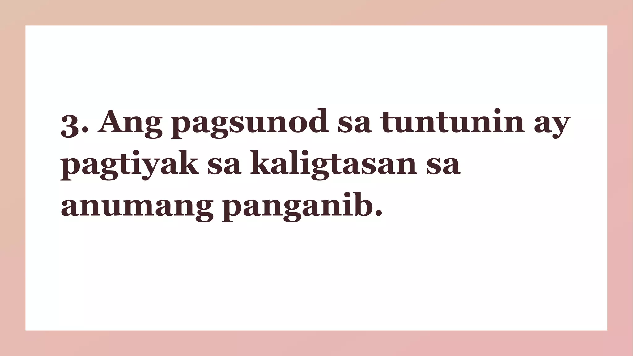 Pagsunod sa mga Tuntunin ng Pamilya | PPTX