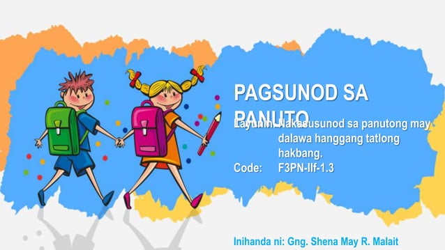 Pagsunod sa Panuto | PPTX