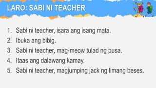 Pagsunod sa Panuto | PPTX