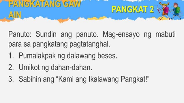 Pagsunod sa Panuto | PPTX