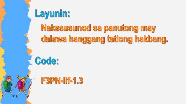 Pagsunod sa Panuto | PPTX