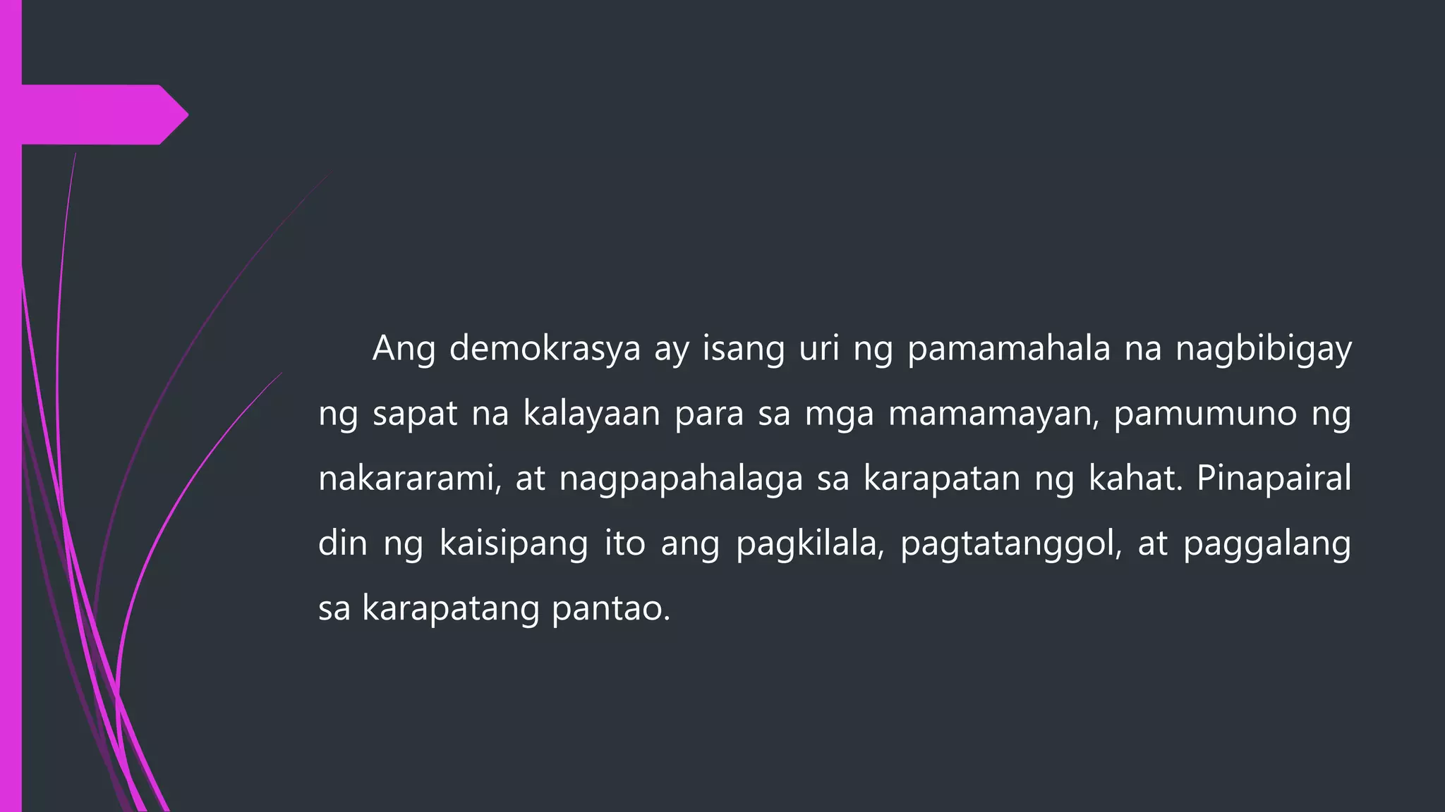 Pagsupil sa Demokrasya | PPTX