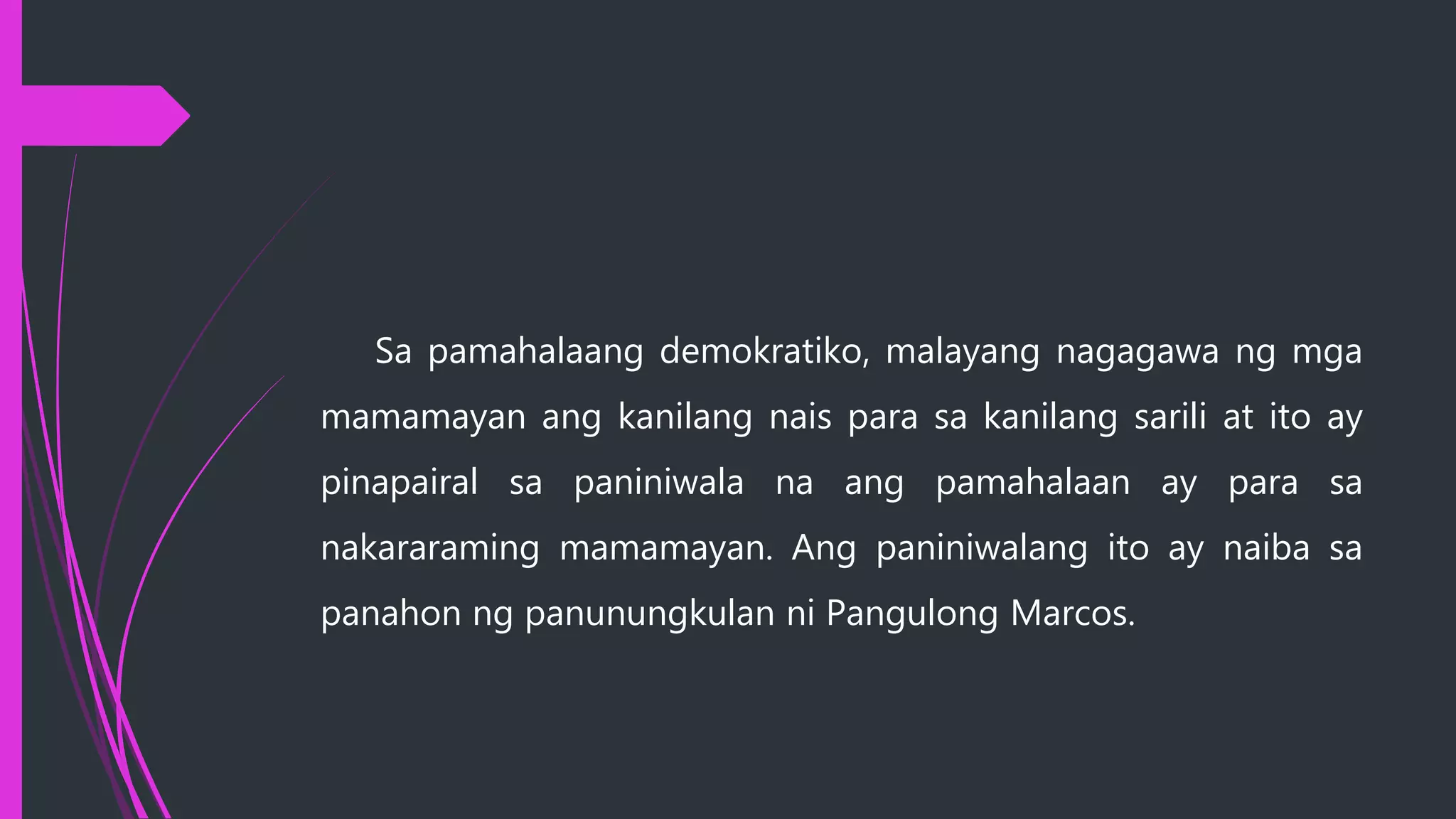 Pagsupil sa Demokrasya | PPTX