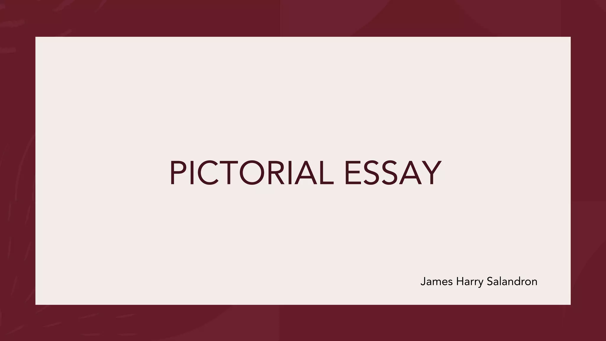 Pictorial Essay | PDF