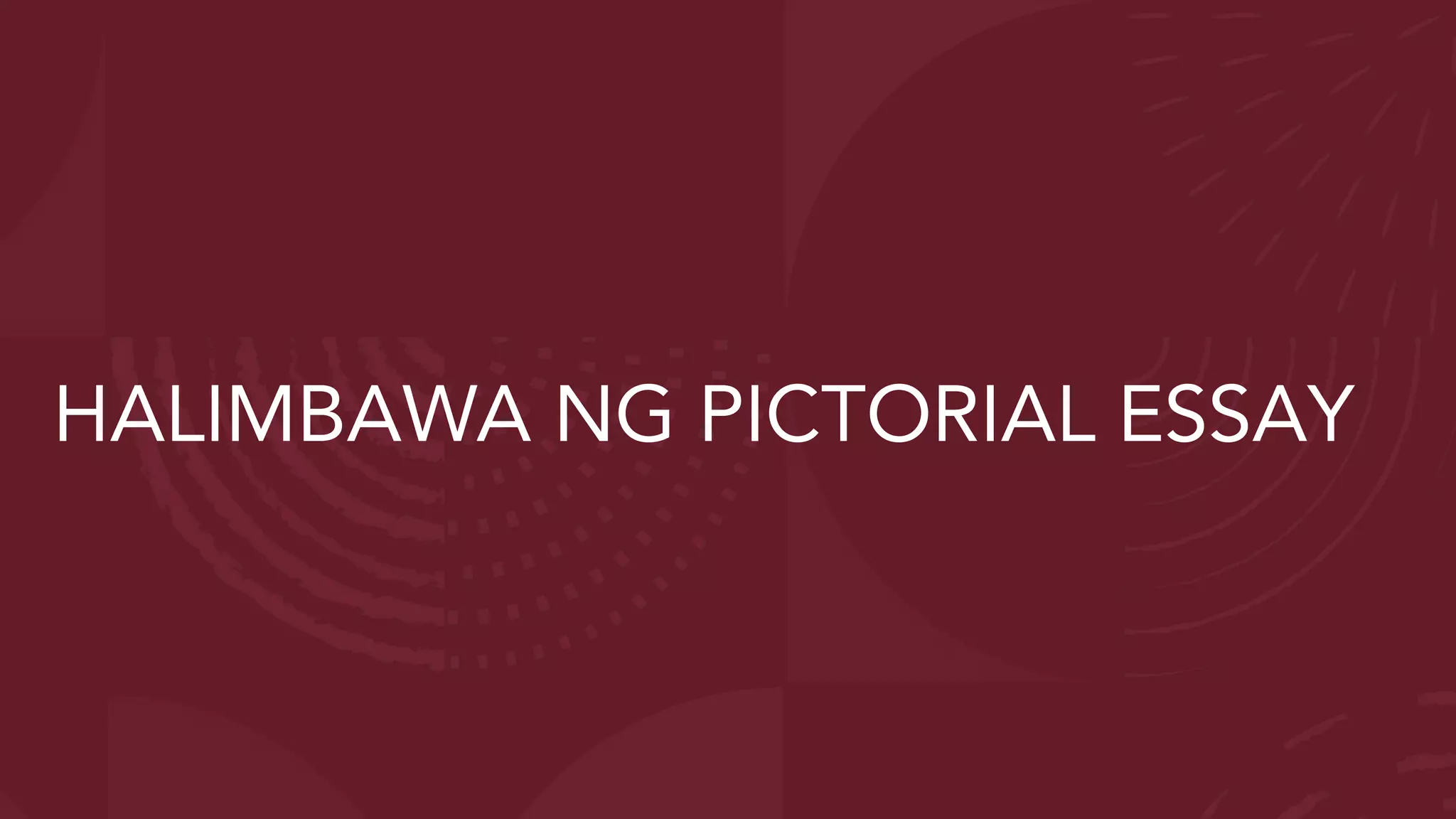 Pictorial Essay | PDF