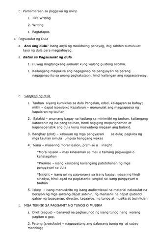 Pagsusulat ng iskrip sa pelikula | DOC