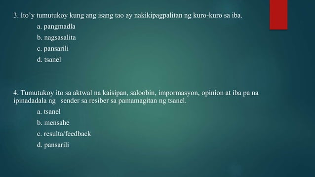 PAGSUSULIT Sa Filipino 2 Unang baitang sa kolehiyo | PPT
