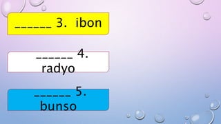 Pagsusulit pangngalan | PPTX